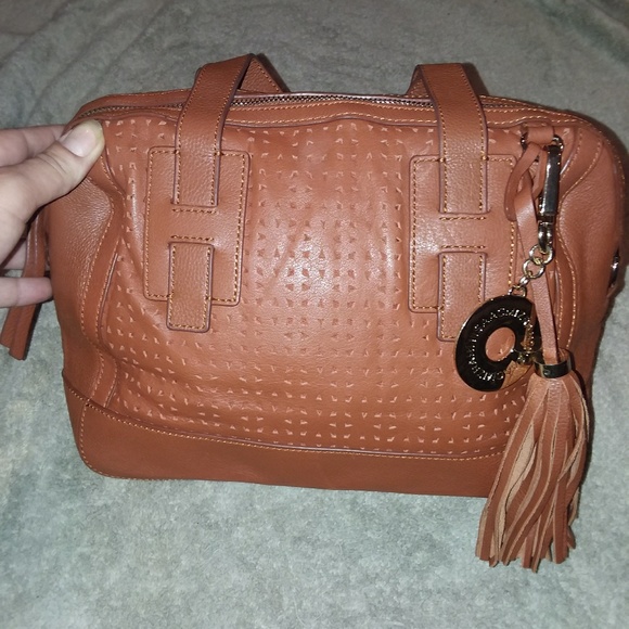 Isaac Mizrahi | Bags | Isaac Mizrahi Perforated Soft Leather Purse ...